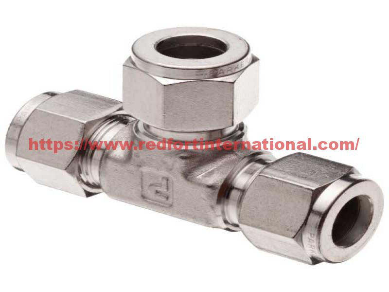 SS316 Tubing Union Tee A-Lok Parker/SafeLok - redfortinternational.com